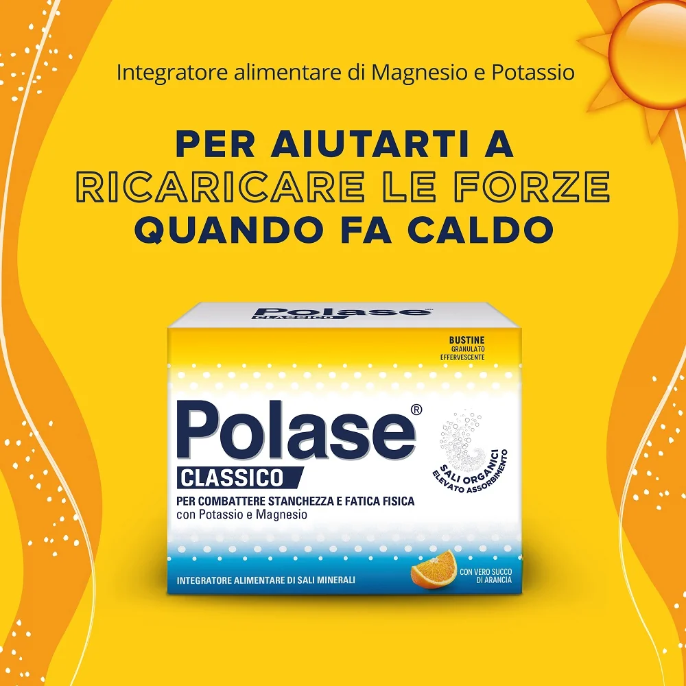 Polase Classico Gusto Arancia 24 Bustine Effervescenti | Dr. Max Farmacia