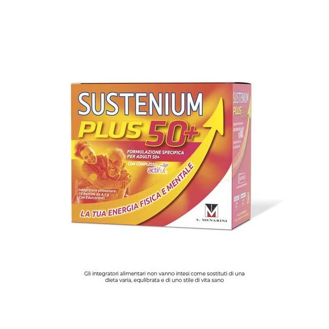 Sustenium Plus 50+ 16 bustine | Dr. Max Farmacia