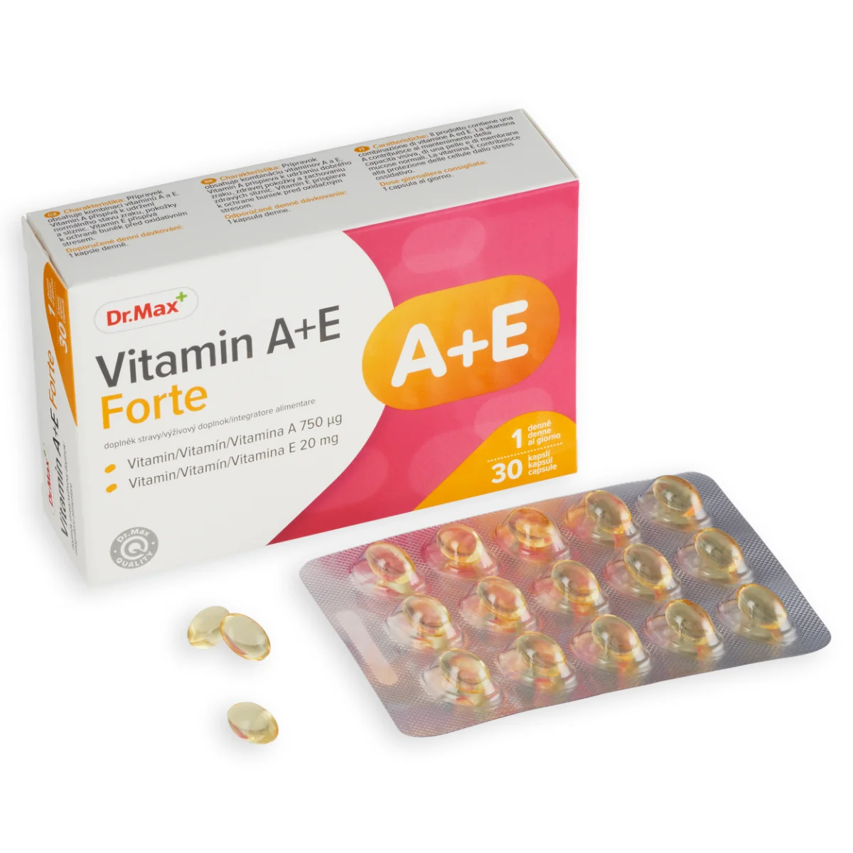 Dr. Max Vitamin A+E Forte 30 Compresse | Dr. Max Farmacia